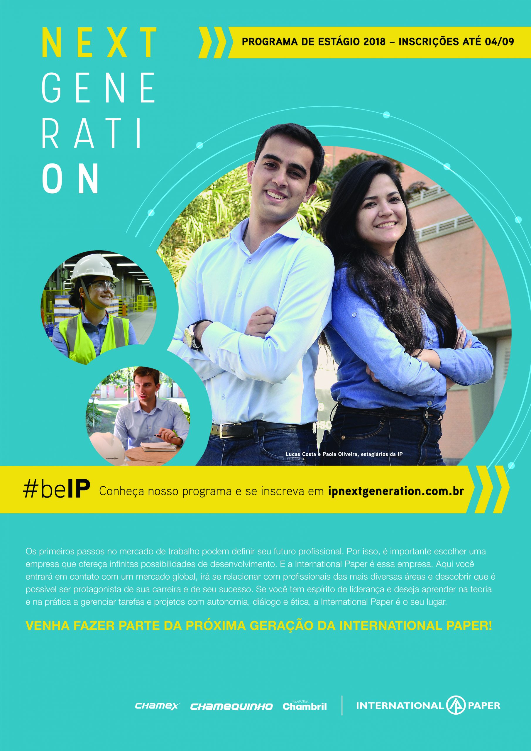 Programa de estágio “IP NEXT GENERATION” da International Paper | SEST